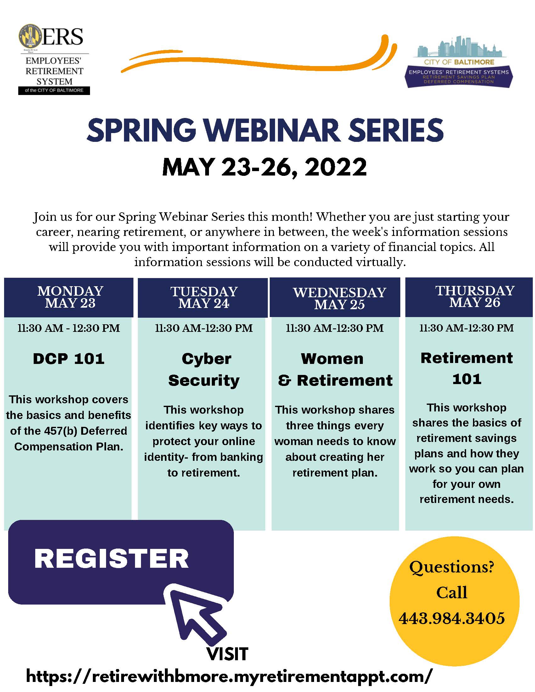 Spring Webinar Series - BCERS